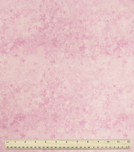 108 Wide Pink Star Grunge Blender Flannel Fabric Joann