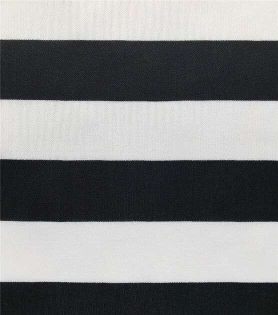 The Witching Hour Costume Knit Fabric Black White Stripe Joann
