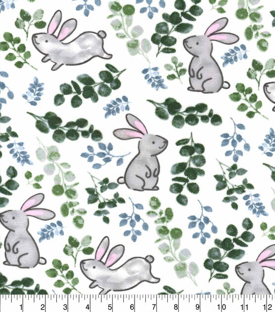 Bunny Allover Nursery Flannel Fabric Joann