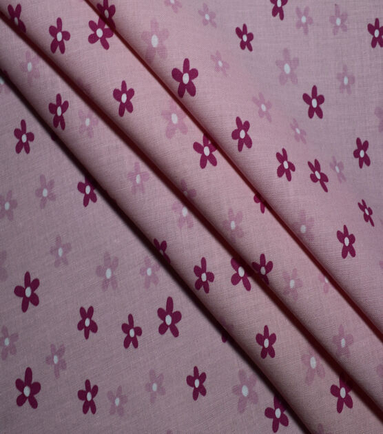 Pink Small Floral Cotton Fabric By Quilters Showcase Joann