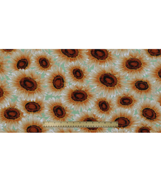 Yellow Large Sunflowers Super Snuggle Flannel Fabric Joann