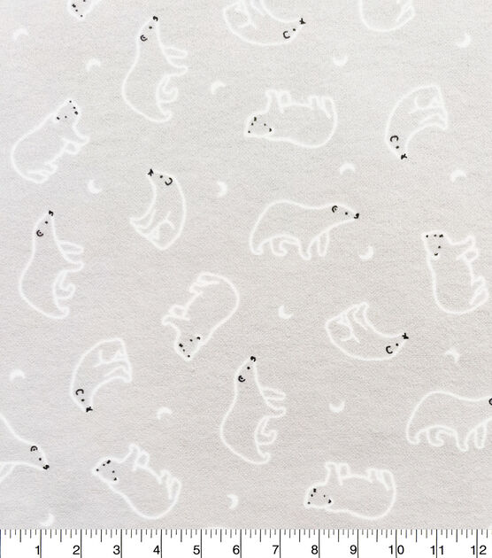Arctic Bears And Moon Cotton Flannel Nursery Fabric By Lil Pop Joann