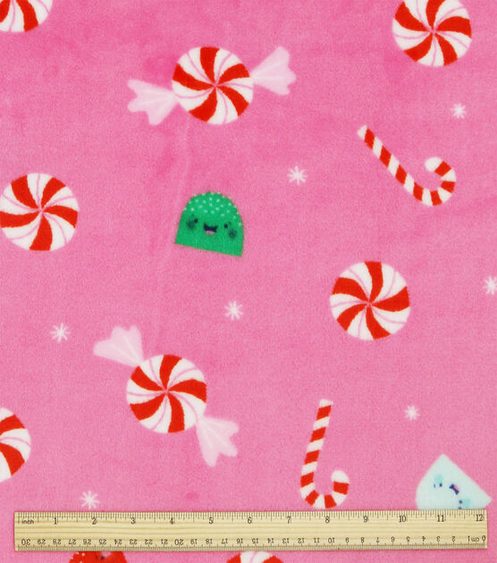 Christmas Candy Sew Lush Fleece Fabric By Pop Joann