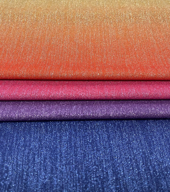 Metallic Pink And Purple Ombre Galaxy Knit Fabric Joann