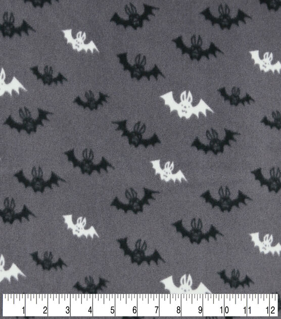 Pop Halloween Bats Lightweight Fleece Fabric Joann Brazil