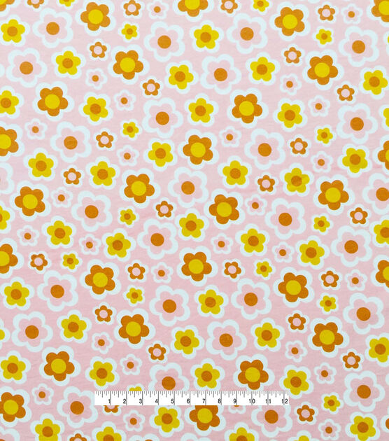 Groovy Flower Jersey Knit Fabric By Pop Joann