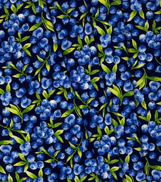 Fabric Traditions Blueberries Novelty Cotton Fabric Joann