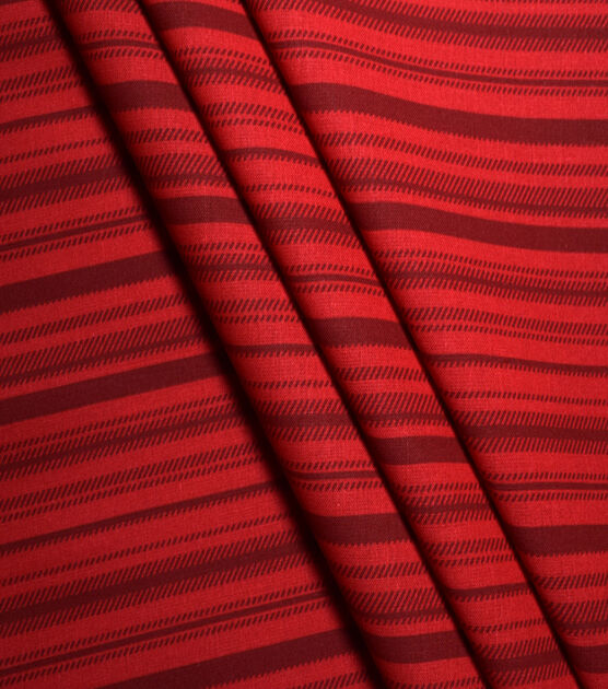 Red Tonal Stripes Quilt Cotton Fabric By Quilters Showcase Joann