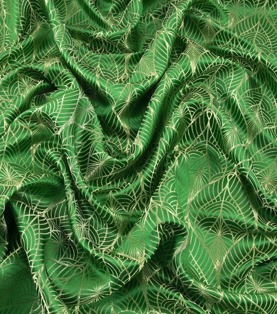 Yaya Han Cosplay Collection Green With Gold Satin Brocade Apparel