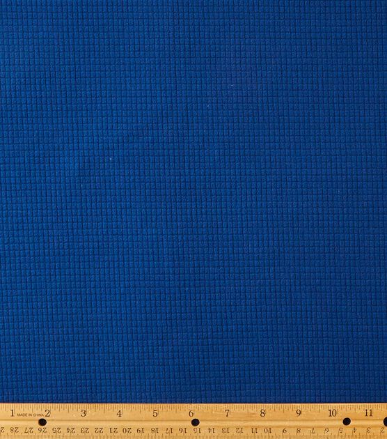 Eddie Bauer Navy Grid Thermal Fleece Fabric Joann