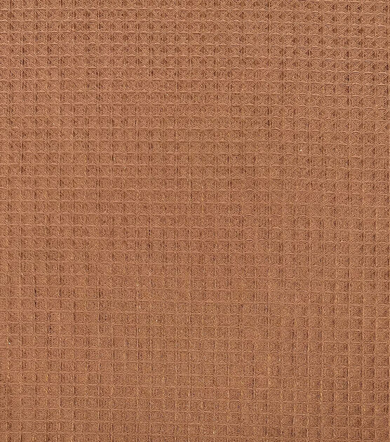 Dark Brown Waffle Linen Fabric Joann