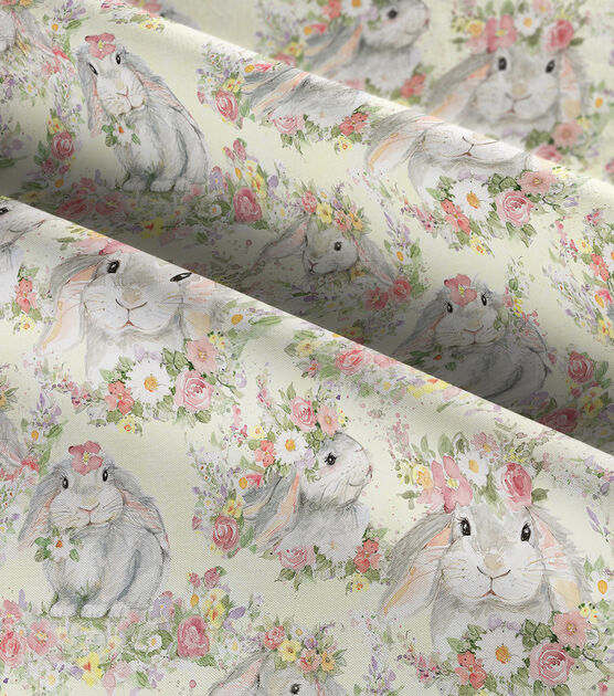 Susan Winget Hello Spring Bunny Easter Cotton Fabric Joann