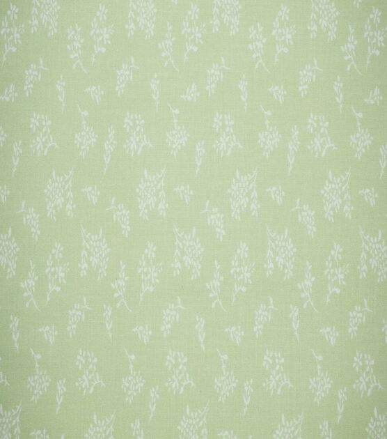 Floral On Sage Green Quilt Cotton Fabric By Quilters Showcase Joann