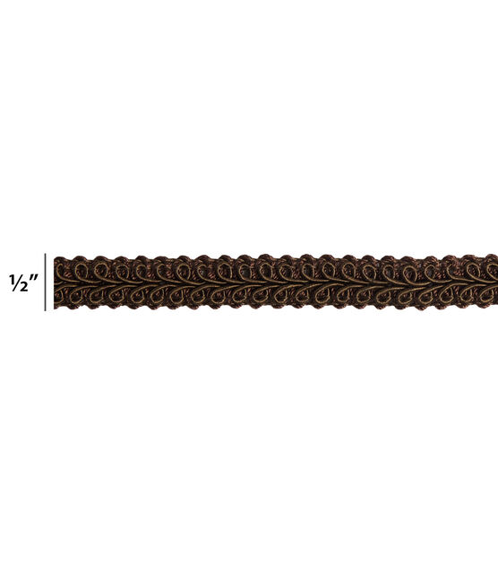 Signature Series Trim 12 Braid Brown Joann