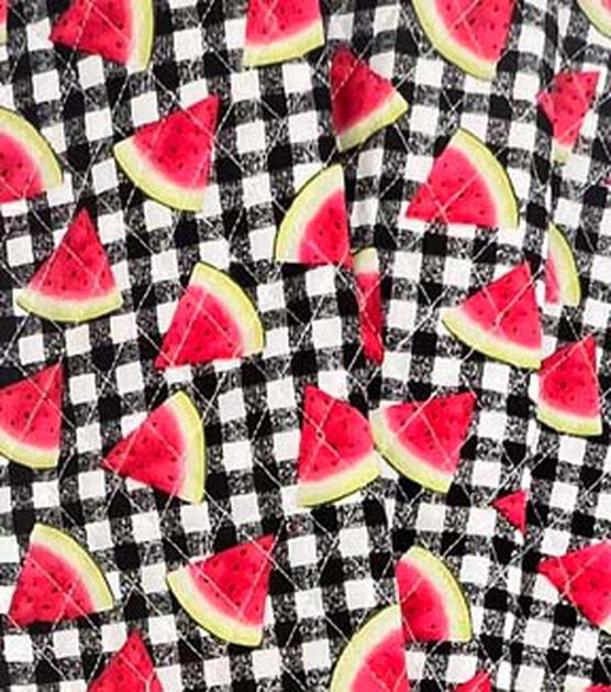 Fabric Traditions Red Watermelon Double Faced Quilted Cotton Fabric Joann
