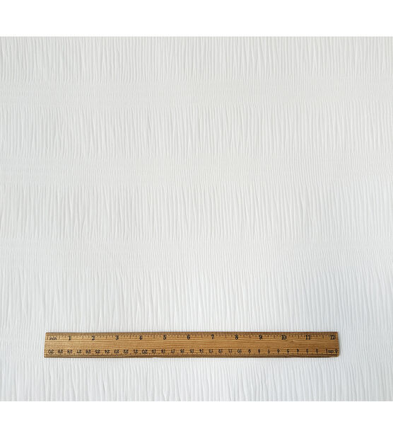 White Smocked Plisse Fabric Joann