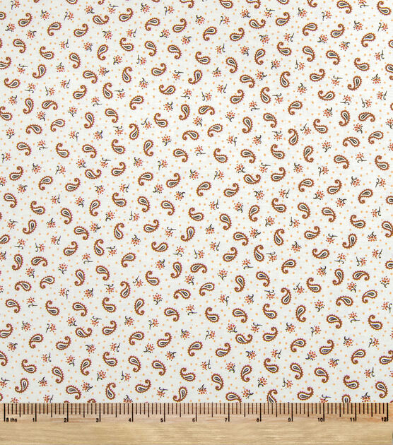 Red Paisley On White Quilt Cotton Fabric By Keepsake Calico Joann
