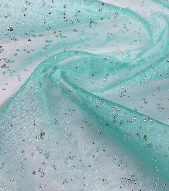 Glitterbug Bead And Glitter Organza Fabric Joann