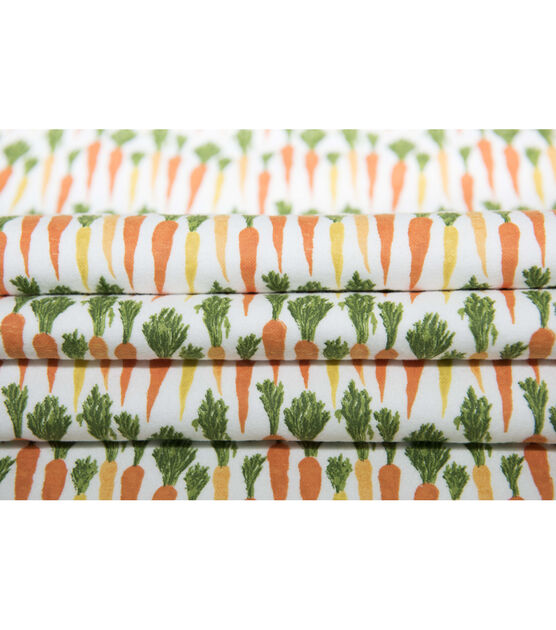 Orange Carrots Super Snuggle Flannel Fabric Joann