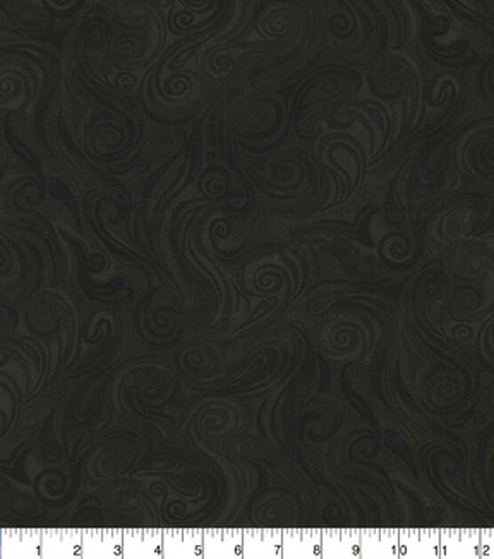 Bold Black Swirls Cotton Fabric By Keepsake Calico Joann
