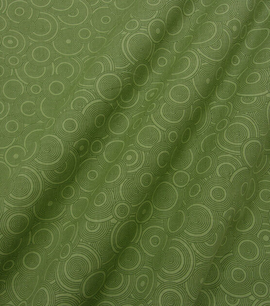 Celery Green Circles Quilt Cotton Fabric By Quilters Showcase Joann