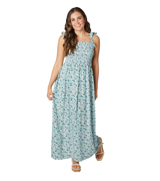 Floral On White Smocked Rayon Challis Fabric Joann