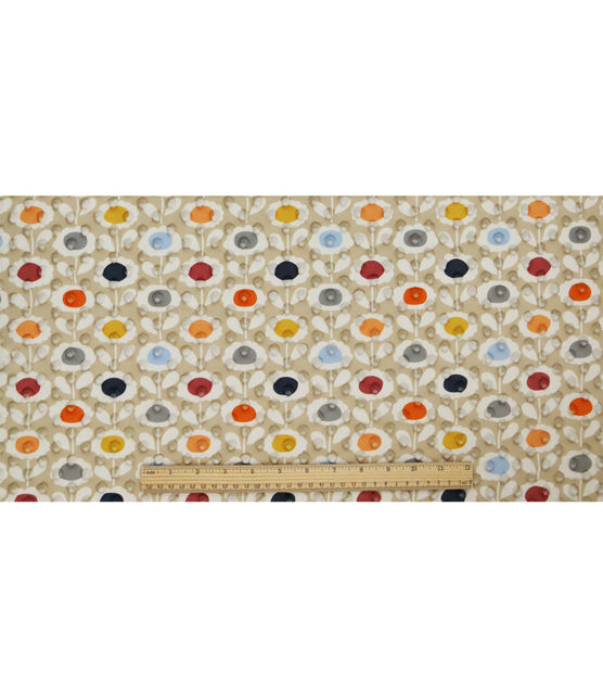 Multicolor Stemmed Flowers Soft And Minky Fabric Joann