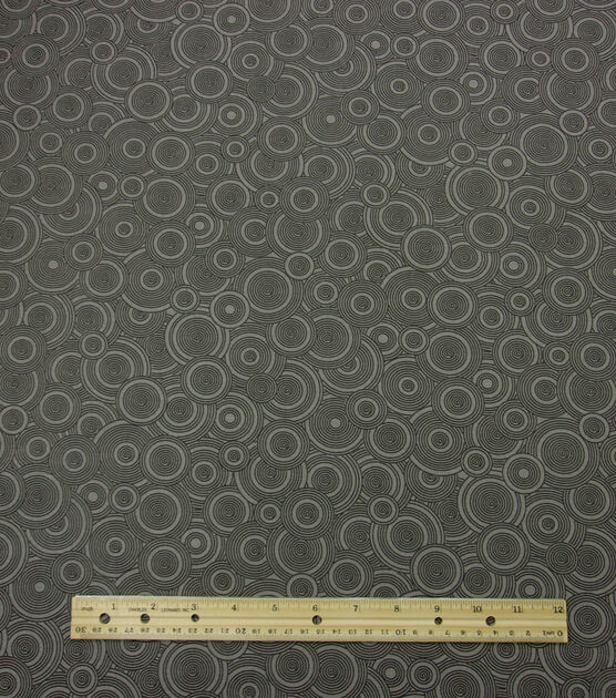 Dark Gray Circle Quilt Cotton Fabric By Quilters Showcase Joann