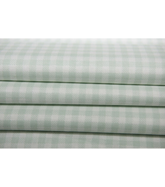 Mint Gingham Quilt Cotton Fabric By Keepsake Calico Joann