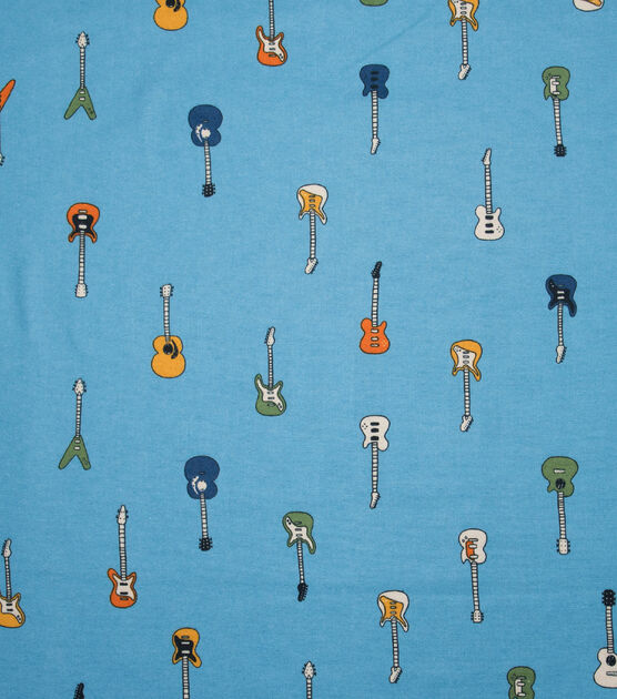 Pop Guitar Super Snuggle Flannel Fabric Joann