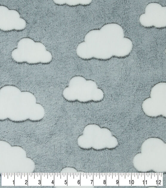 Sew Lush Cloud Gray Embossed Fleece Fabric Joann