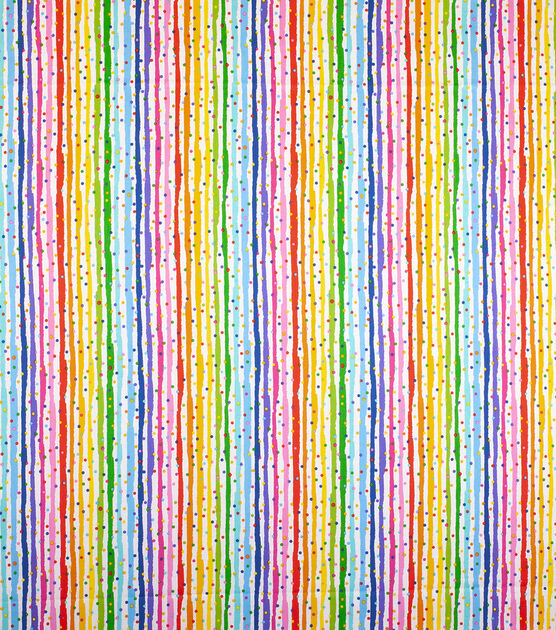 Stripe Dot Rainbow Celebration Novelty Cotton Joann