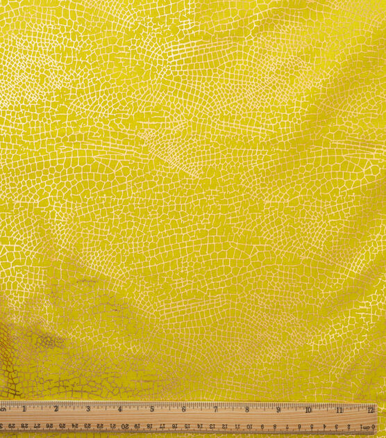 Dragonfly Wing Yellow Quilt Foil Cotton Fabric By Keepsake Calico Joann