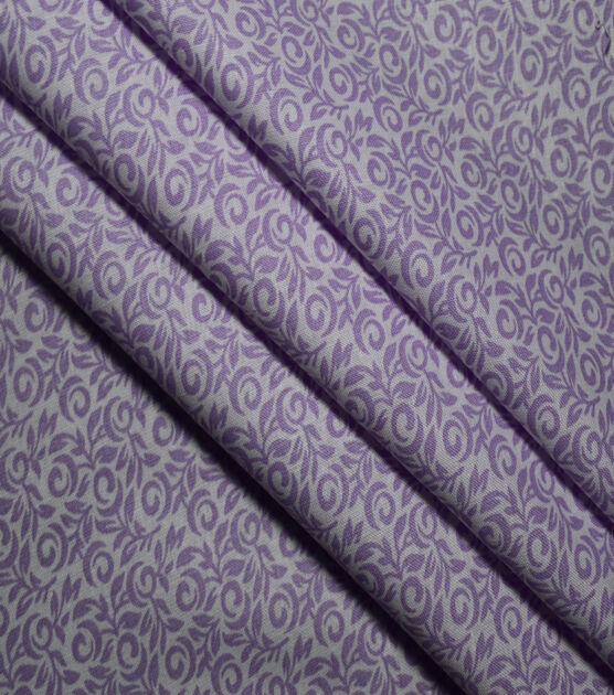 Purple Roses Cotton Fabric By Quilters Showcase Joann