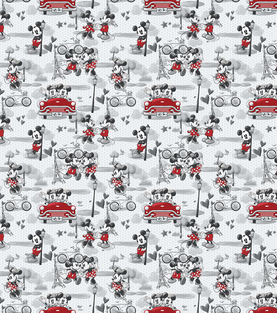 Disney Mickey And Minnie Fleece Fabric Vintage Romance Joann
