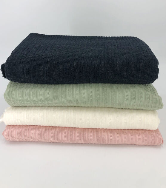 Dark Blue Pointelle Knit Fabric Joann