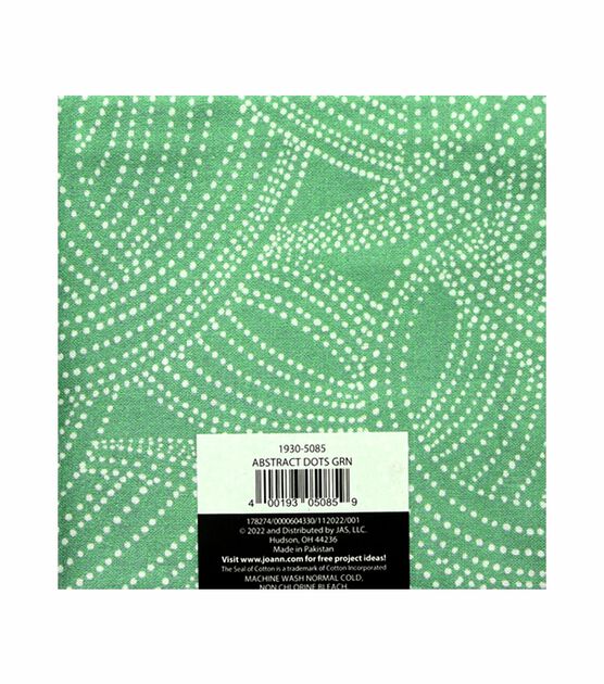 18 X 21 Abstract Dots Cotton Fabric Quarter 1pc By Keepsake Calico