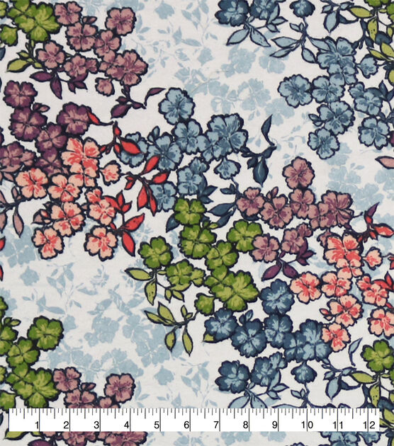 Floral Burst And Shadows Super Snuggle Flannel Fabric Joann