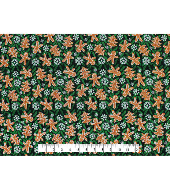 Gingerbread Cookies And Snowflakes Christmas Cotton Fabric Joann