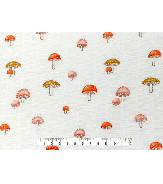 Woodland Mushroom Swaddle Organic Nursery Cotton Fabric Joann