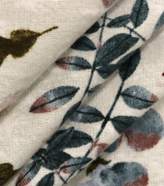 Leaves Beige Super Snuggle Flannel Fabric Joann