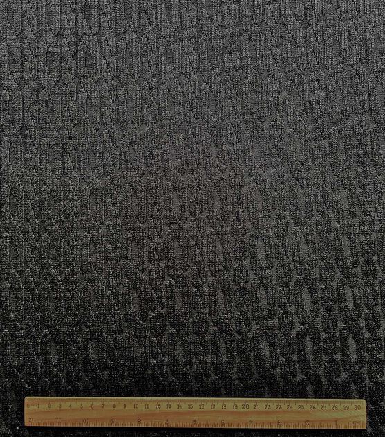 Black Cable Knit Fabric Joann