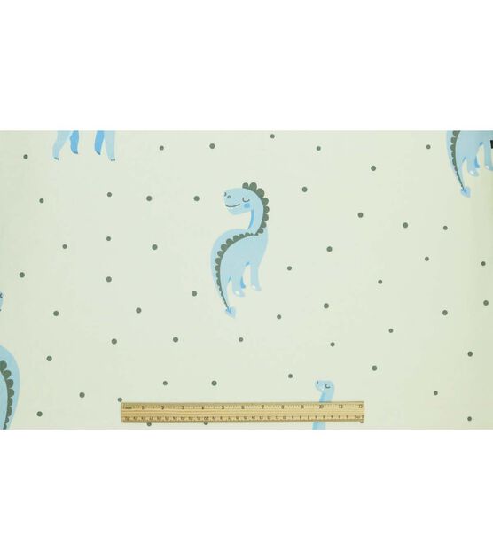 Dinosaurs On Cream With Dots Soft And Minky Fleece Fabric Joann