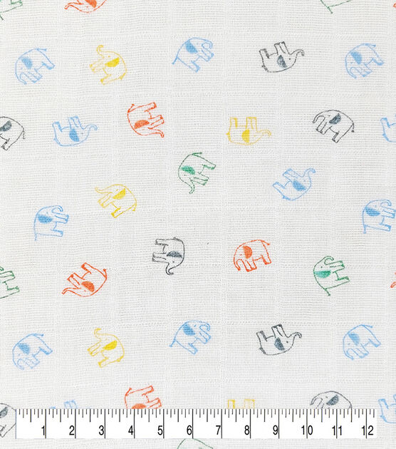 Up Up Away Elephant Cotton Swaddle Nursery Fabric By Lil Pop Joann