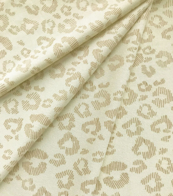 Beige Leopard Jersey Knit Fabric Joann