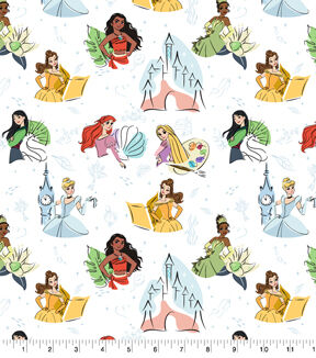 Disney Princess Multi Icon Cotton Fabric JOANN