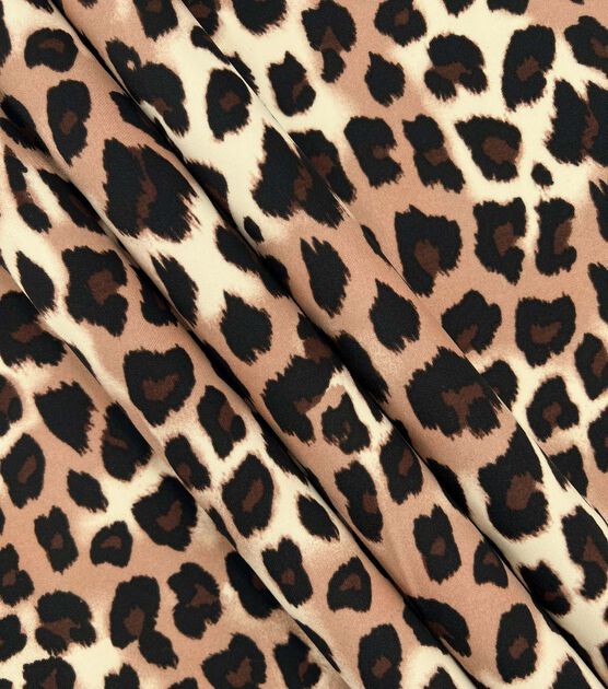 Brown Cheetah Print Halloween Knit Fabric By The Witching Hour Joann