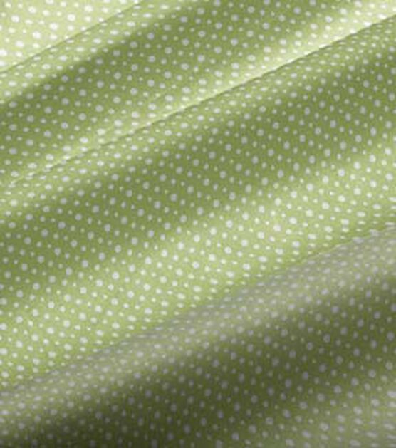 Fabric Traditions Dots On Green Premium Cotton Fabric Joann