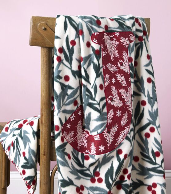 Pine Needles On Red Super Snuggle Christmas Flannel Fabric Joann