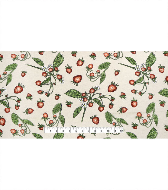 Strawberries Super Snuggle Cotton Fabric Joann